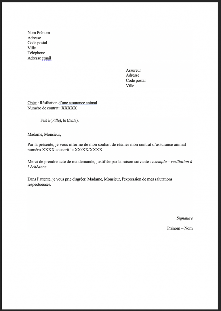Modele Lettre Resiliation D Assurance Modele De Lettr - vrogue.co Modele Lettre Resiliation D Assurance Modele De Lettr - vrogue.co